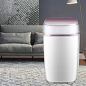 ZLXDP 5kg Shoes Washer Machine Mini Single Tube Washer and Dryer Machine for Shoes Clothes Dual-use Clothes Washer Shoes Cleaner 220V (Color : Gray)