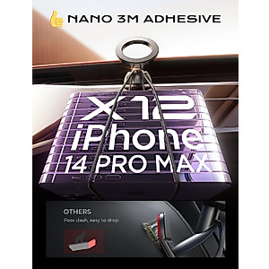 LISEN for MagSafe Car Mount [Strongest Magnet Power] Phone Mount for Car [Ultra Stable Exclusive Patent] All-Metal Magnetic Car Phone Holder Fit All Mobiles iPhone 15 14 13 12 Pro Max Plus.