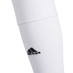 adidas Rivalry Soccer Socks (2-Pair), White/Black, Medium