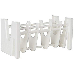 Home-X Upside Down Condiment Bottle Holder Rack, The Perfect Kitchen Top Organizer that Prevents Waste and Uses Every Last Drop of Your Favorite Condiments