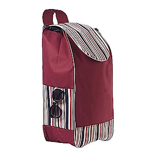 JIAHESHYP Collapsible Shopping Bags for Groceries Suitable for Shopping Cart, Oxford Cloth Waterproof Storage Bag, Reusable Grocery Bags Foldable Easy-to-Carry, Multi-Functional Shopping Bag