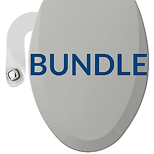 Bio Bidet by Bemis 500EC Toilet Seat with Perfect Fit, Fresh Water Spray, Non-Electric, Easy to Install Bidet, ROUND, Ice Grey