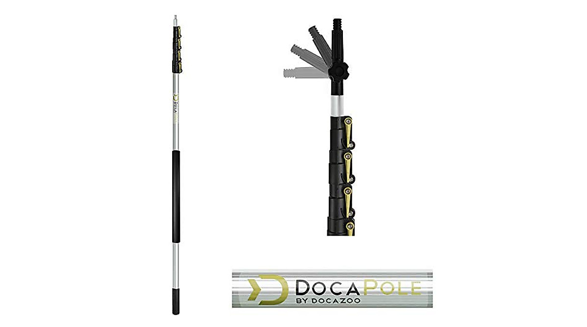 DOCAZOO DocaPole 30 ft Reach, 6 to 24 ft Telescoping Extension Pole ...