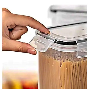 Airtight Kitchen Food Storage Containers with Lids, 24 pcs Organize Your Kitchen and Pantry With Our Canisters for Cereal, Dry Food, Flour and Sugar, BPA Free, Includes 24 Labels