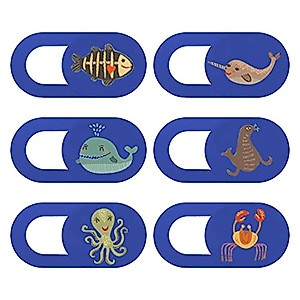 SOLUSTRE 6Pcs Lens Cover Eye Webcam Cover Slider Webcam Cover Blocker Camera Cover for Laptop Tablet Computer Camera Cover Webcam Privacy Lap Desk Webcam Slide Cover Cell abs