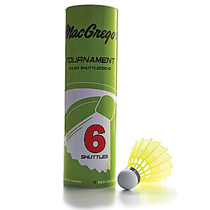 MacGregor Tournament Shuttlecocks 6/Tube