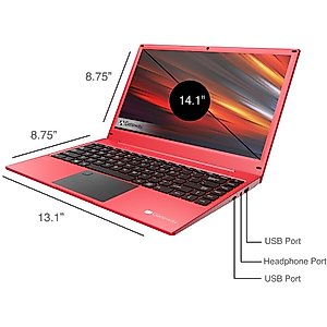 Gateway 14.1" FHD High Performance Laptop in Green Ryzen 5 Quad-Core up to 3.7 Processor 8GB DDR4 RAM 256GB SSD HDMI Wi-Fi Win 11
