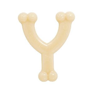 Nylabone Power Chew Wishbone Chew Toy for Dogs, Indestructible Chew Toys for Aggressive Chewers, Original Flavor, Small up to 25 lbs. (1 Count)