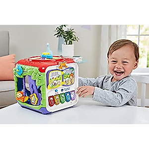 VTech Sort and Discover Activity Cube (Frustration Free Packaging), Red