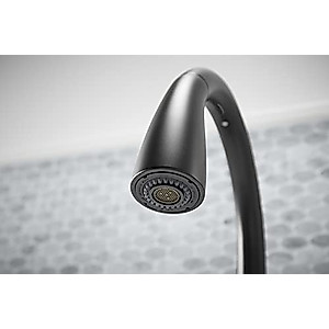 KOHLER R77748-SD-BL Malleco Touchless Pull Down Kitchen Sink Faucet with Soap/Lotion Dispenser in Matte Black