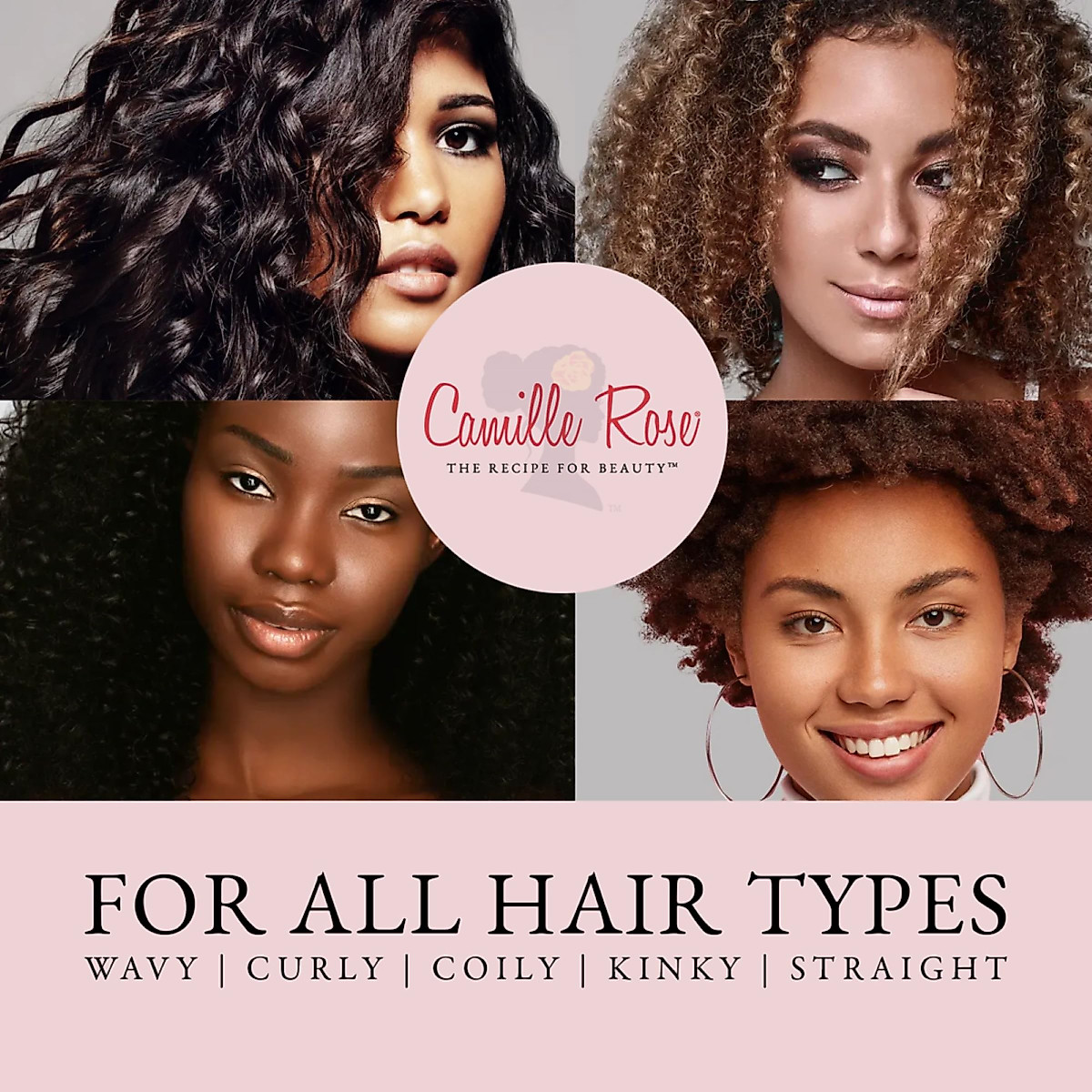 Camille Rose Curl Maker, Smoothing and Nourishing Curly Hair Gel with Aloe, for All Hair Types and Textures, 12 fl oz