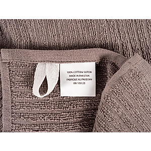 KAF Home Chelsea Assorted Kitchen Towel - Set of 10-18 x 28 Inches - Mixed Flat and Terry Dish Towels (Gray)