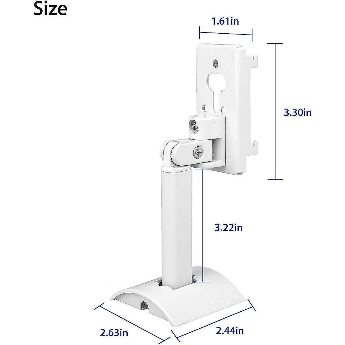 Enjcyling Wall/Ceiling Mount Bracket Stand Steel White, for UB-20 Series II, Compatible with Bose CineMate Lifestyle 809281-1100