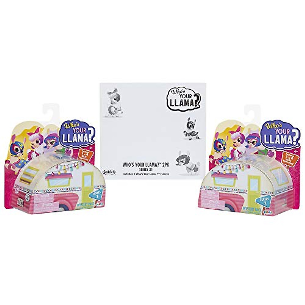 Who's Your Llama Llama Toys Surprise Figures! Series #1-12 Different Collectible Figures! Assorted - Perfect for Birthday Party Favors, Christmas or Hanukkah [Amazon Exclusive 2-Pack]