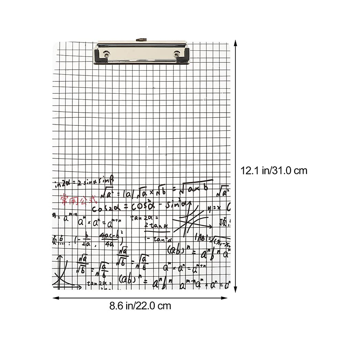 VOSAREA 2pcs Transparent Board Clip Document clipboard Office Supplies folders clipboard Standard Clip Sketch clipboard Clip hardboard Pocket Folder exam Paper Clips Acrylic Thin a4