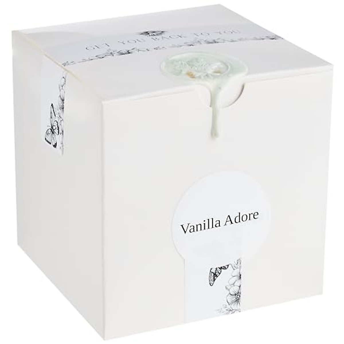 Borne Real, Vanilla Adore, Aromatherapy Scented Candles for Home, Smells Like caramelized Sugar & Vanilla, Candles of Stress Relief, 100% Natural Coconut Wax