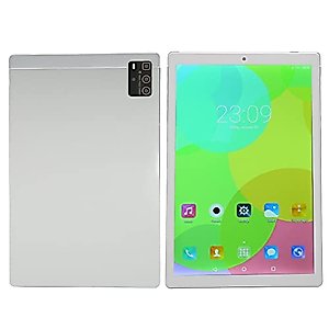 10.1 Inch Tablet, 2560x1600 IPS 2.4G 5G WiFi PC Tablet for 11, 8 Core CPU 6G 128G Memory Type C Calling Tablet with 5MP 8MP Dual Camera for Daily Life