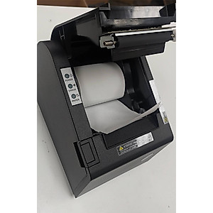 pbm GP-80250 ivn P-822D USB ONLY Thermal Receipt Printer, Cashdrawer Port,USB and Serial Port, AUTO Cut, Supports ESC/POS Star Commands, Compatible with EPSON Star Micronics, 1, Black