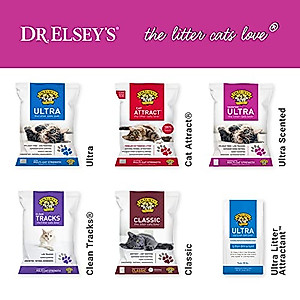 Dr. Elsey's Premium Clumping Cat Litter | Ultra Scented | 99.9% Dust-Free, Low Tracking, Hard Clumping, Superior Odor Control, Natural Ingredients & Moisture-Activated Scent