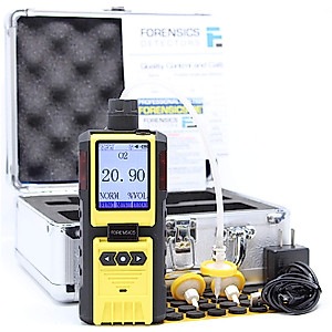 FORENSICS DETECTORS FD Oxygen Analyzer for Headspace Analysis by FORENSICS | 0-30% with 0.01ppm resolution | USB Recharge | Computer Data Logging | USA NIST traceable calibration |
