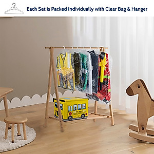 TopTie 6 Sets Kids Costumes with Storage Box, Dress Up Pretend Play Uniforms with Accessories Aged 3-7