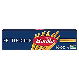 Barilla Fettuccine Pasta, 16 oz. Box - Non-GMO Pasta Made with Durum Wheat Semolina - Kosher Certified Pasta