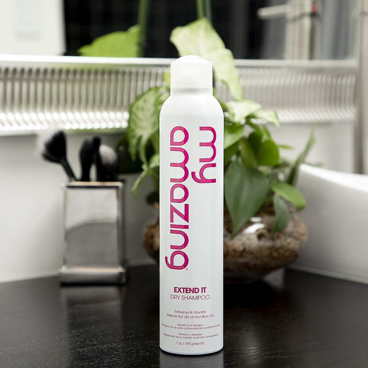 My Amazing Extend It Dry Shampoo for Women and Men to Refresh Hair, 7 oz. - Professional, Natural Dry Shampoos to Add Volume and Shine with Black Currant and Peony Fragrance - Premium No-Rinse Shampoo