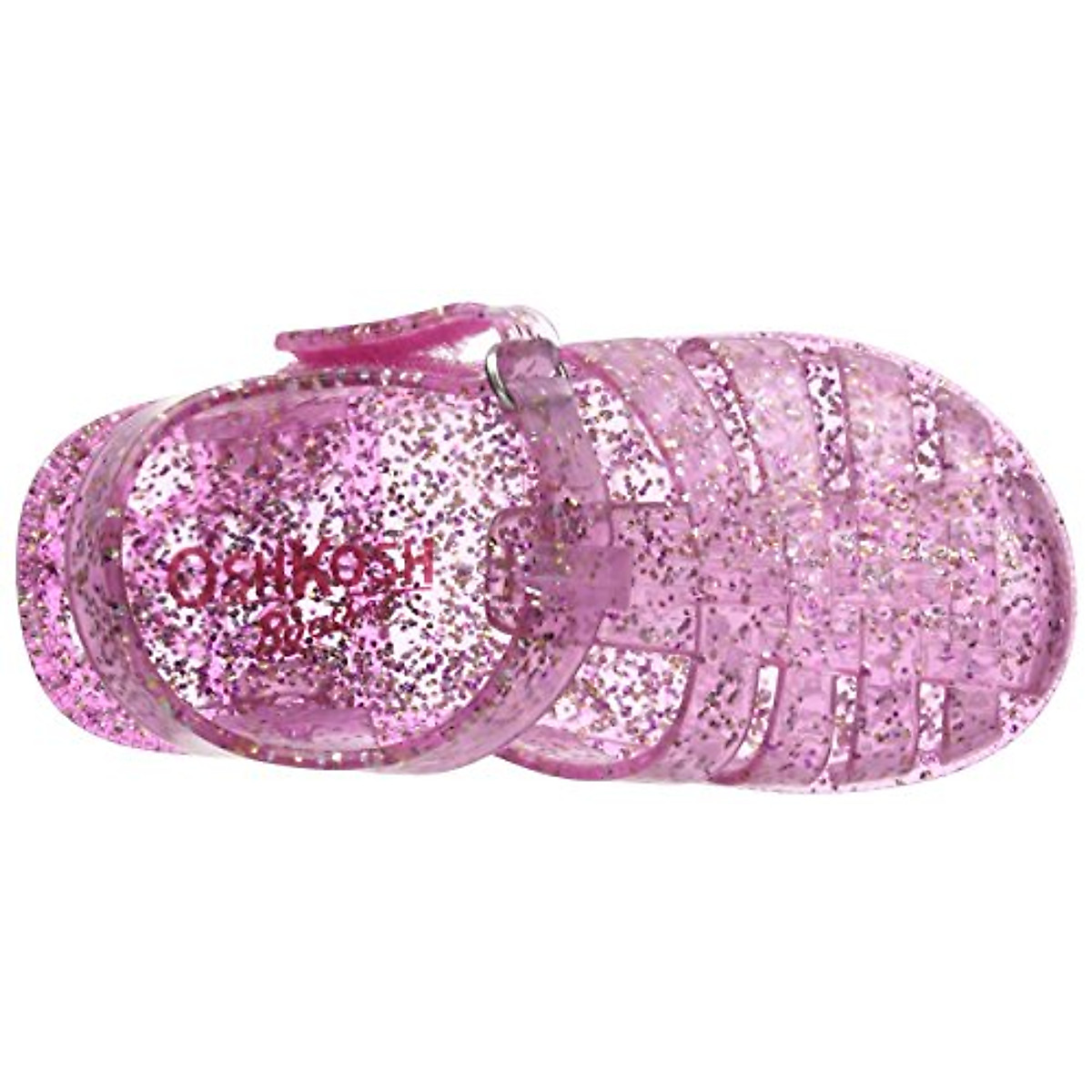 OshKosh B'Gosh Girl's Marie Jelly Sandal, Pink, 10 M US Toddler