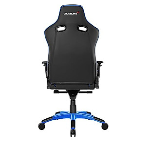 AKRacing Masters Series Pro Luxury XL Gaming Chair with High Backrest, Recliner, Swivel, Tilt, 4D Armrests, Rocker & Seat Height Adjustment Mechanisms, 5/10 Warranty,Blue - AK-PRO-BL