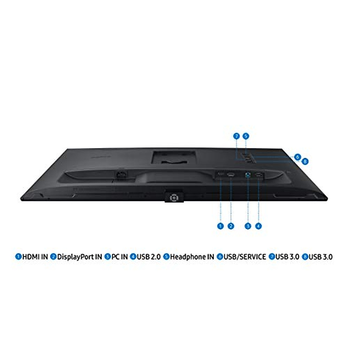 SAMSUNG 32 Inch 4K UHD, Computer, Vertical, HDMI Monitor, USB Port, HDR10 (1 Billion Colors), TUV-Certified Intelligent Eye Care, S80A (LS32A804NMNXGO),Black