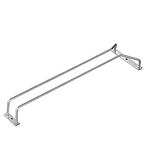 Dianoo Under Cabinet Stemware Rack Holder Wine Glass Rack Stainless Steel Wire Hanging Rack 15.8inch 1 Row