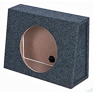 QPower QTW10 Single 10" Sealed Car Audio Subwoofer Sub Box Enclosures (2 Pack)