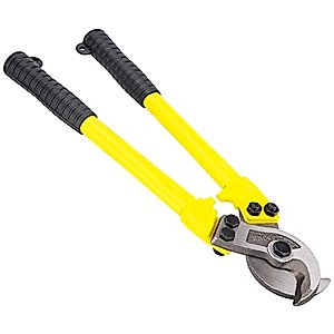 14in Hardened Cable Cutter Wire Rope Cable Cutter, Heavy Duty Wire Cutter for Aluminum Copper Wire Up to 125mm² - Cable Wire Cutter Heavy Duty Stainless Steel
