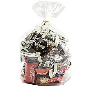 Keoferlo Flat Bottom Cellophane Bags Gusseted Cellophane Bags 12 x 16 x 3.94-inch Clear Goodie Bags with Ties Party Treat Basket Cellophane Bags for Cookie Decorate (100CT)