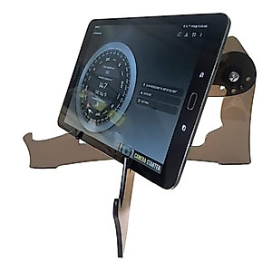 Photodon STANDLY™ Acrylic Laptop Stand, Convenient Portable Adjustable, Multifunction Ergonomic, Compatible with 12-to-20-inch Tablet and Notebooks in Black