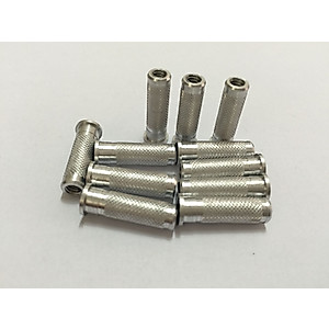 JIEXI HWYP Archery Arrow Inserts Arrow Connectors for ID 6.2mm Arrow Pack of 50