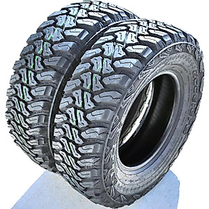 Accelera M/T-01 Mud Off-Road Light Truck Radial Tire-LT235/75R15 235/75/15 235/75-15 104/101Q Load Range C LRC 6-Ply BSW Black Side Wall