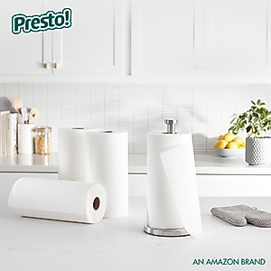 Amazon Brand - Presto! Flex-a-Size Paper Towels, 158-Sheet Huge Roll, 6 Count (Pack of 2), 12 Huge Rolls = 38 Regular Rolls