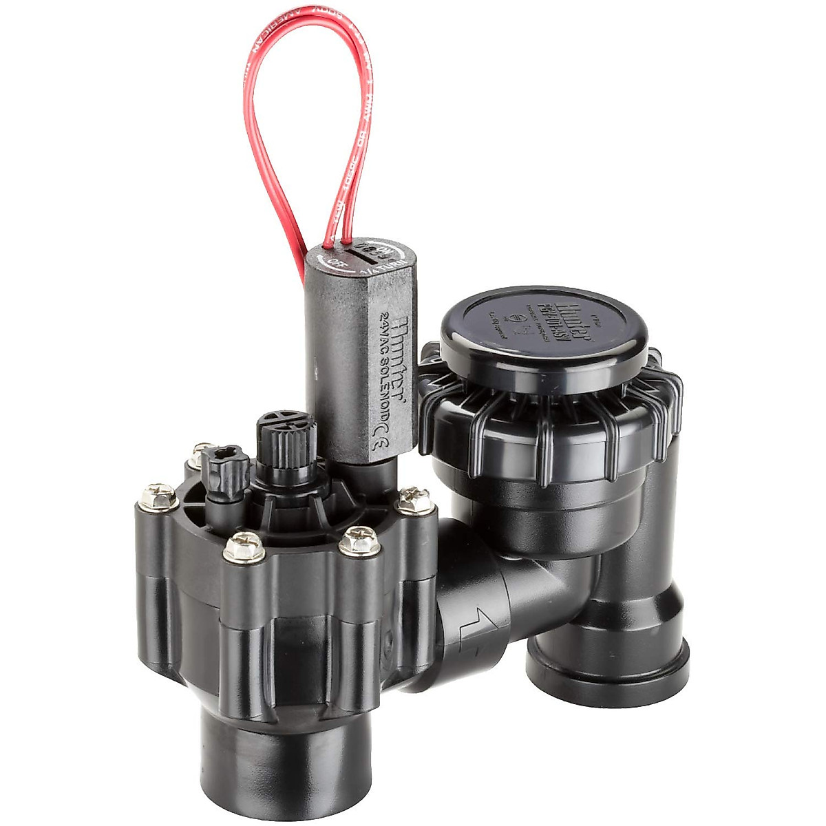 HUNTER Industries RTL0502PGV101ASV Hunter 1"" PGV-ASV Anti-Siphon Irrigation Valve, Black", small