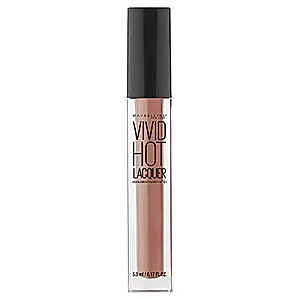 Maybelline Color Sensational Vivid Hot Lacquer Lip Gloss, Unreal, 1 Tube