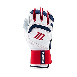 Marucci - 2021 Signature Batting Glove Full WRAP USA (MBGSGN3FW-USA-AM), Standard, Adult Medium