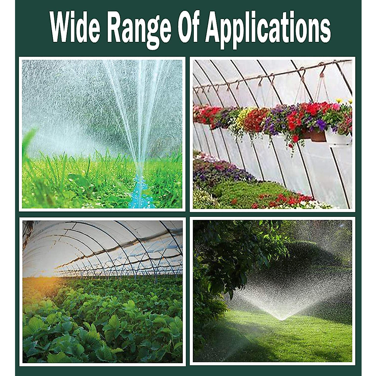 100ft/30M Drip Irrigation Kit 154PCS DIY Automatic Garden Irrigation System with 2 Outlet Water Sprinkler Timer for Garden,Greenhouse 1/4" Tubing Hose Adjustable Nozzles Micro Drip Set