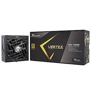 Seasonic Electronics Vertex GX-1200 1200W 80 Plus Gold ATX Fully Modular Power Supply