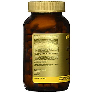 SOLGAR Formula VM-2000 Tablets Multinutrient System, 180 Count