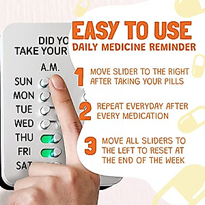DYFTD Did You Take Your Pills? Medicine Tracker Mountable Device