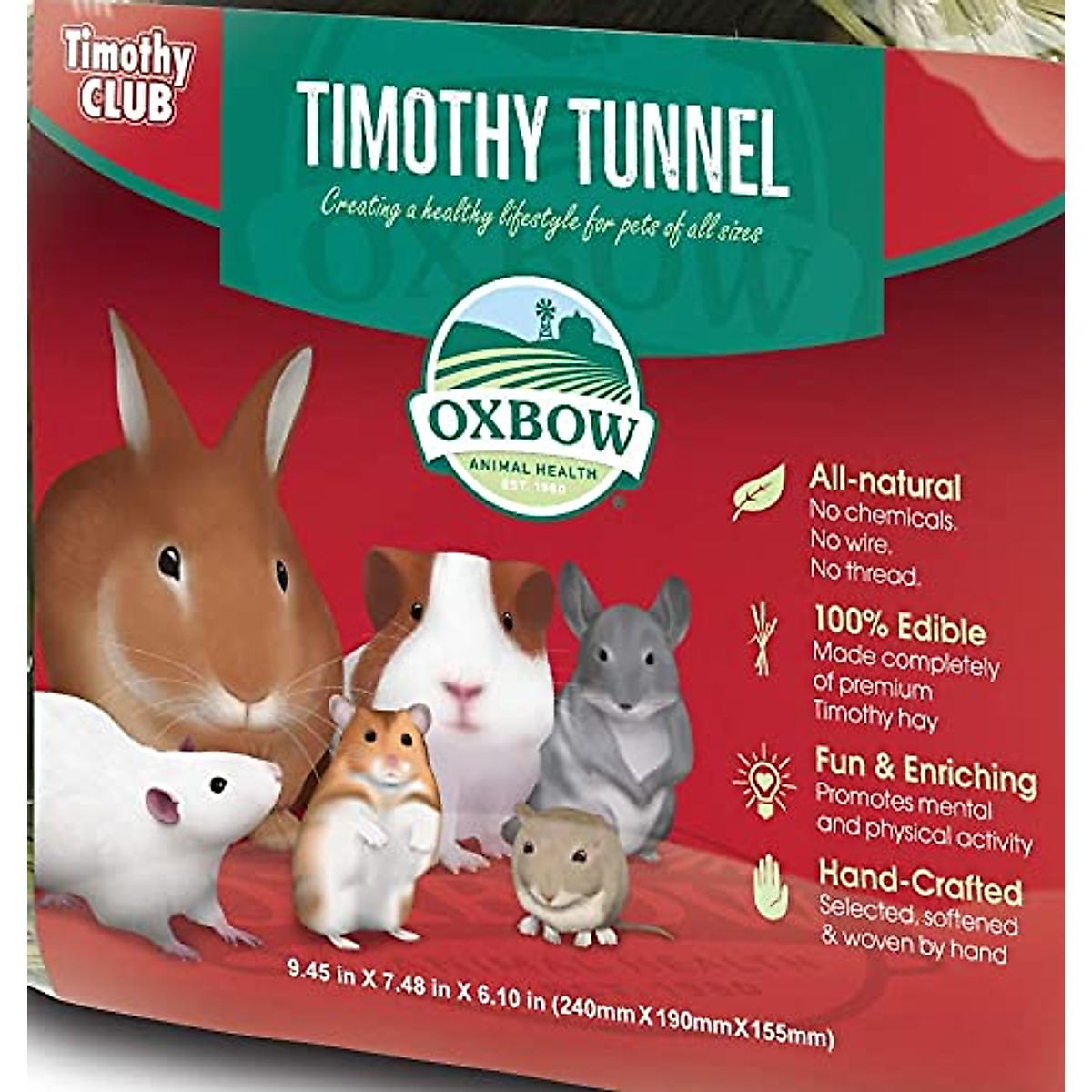Oxbow Animal Health Timothy Hay Tunnel