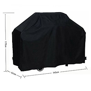 BBQ Cover Outdoor Waterproof Barbecue Rain Covers Furniture Garden Patio Grill Protector 117 x 145 x 61cm