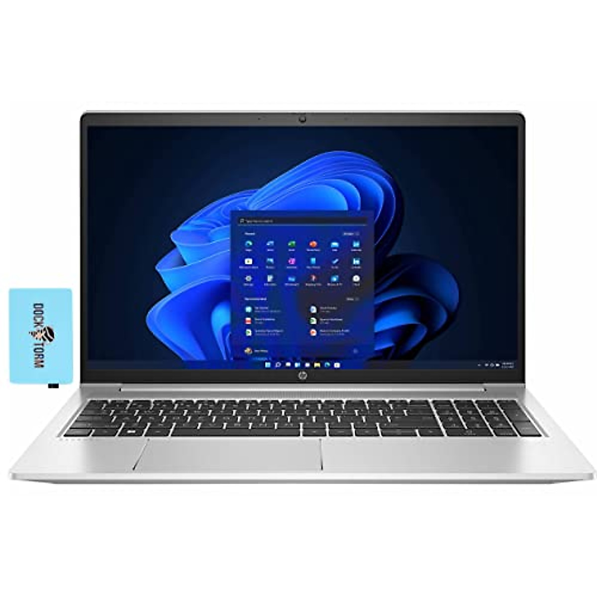 HP ProBook 455 G9 15.6" 60Hz FHD IPS Laptop (AMD Ryzen 5 5625U 6-Core, 32GB RAM, 1TB PCIe SSD, AMD Radeon, Backlit KB, WiFi 6, Bluetooth 5.2, Ethernet LAN (RJ-45), HD Webcam, Win 10 Pro) with Hub