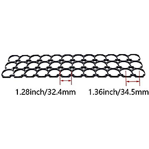 Heyiarbeit 3Pcs 3x12 Tandem 32650 Lithium Battery Holder Cell Spacer Bracket for DIY Battery Pack Hole Dia 32.4mm 1.28"