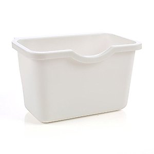 shlutesoy Multi-Function Kitchen Cabinet Door Plastic Basket Hanging Trash Can Waste Bin Garbage Bowl Box